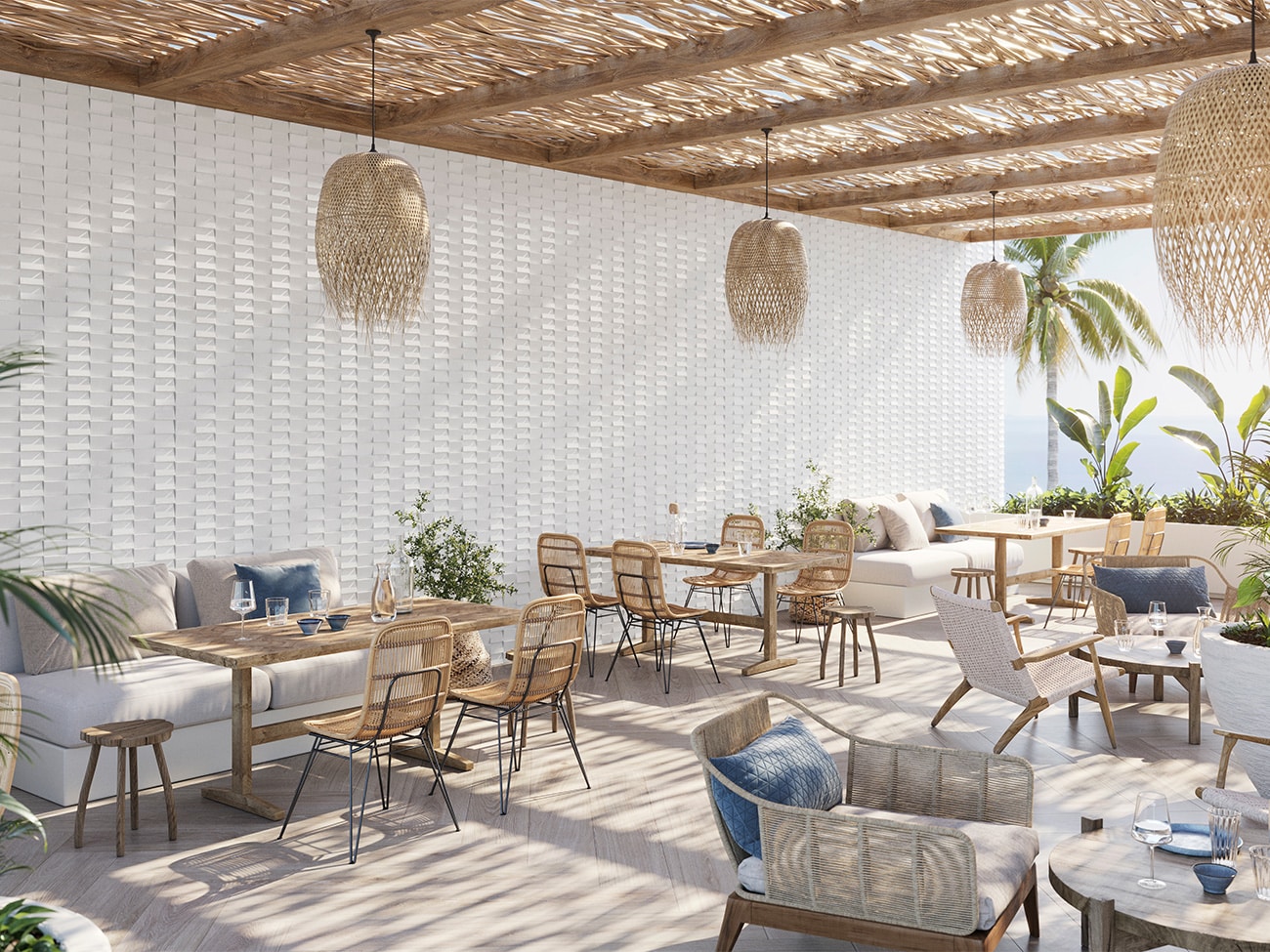 Krion Fitwall® van Porcelanosa Grupo is uniek en past in ieder interieur